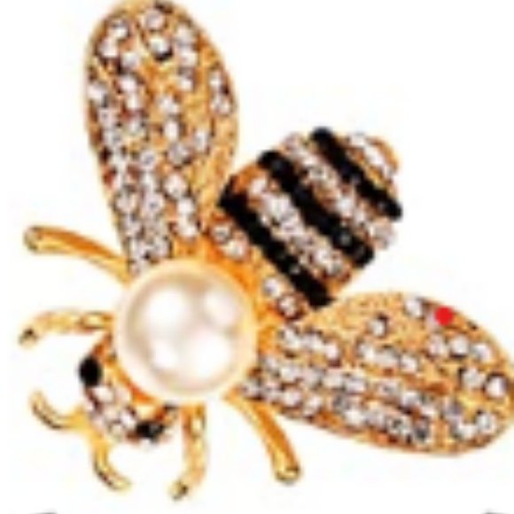 Jewelry | Pearl Bumble Bee Pin | Poshmark